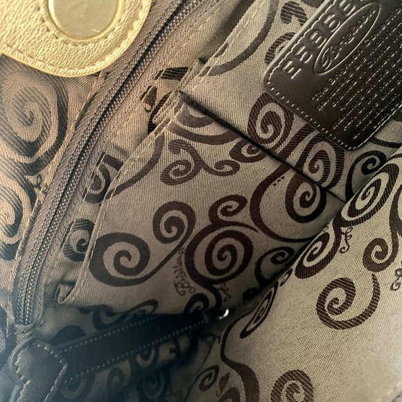 Brighton | Bags | Brighton Metallic Lena Quilted Studded Leather Bag ...